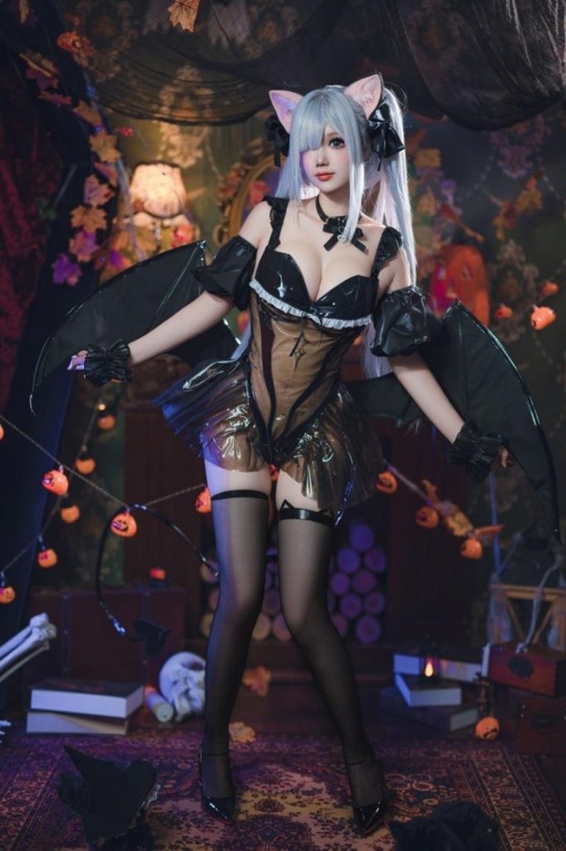 雪晴Astra万圣节双面雅努斯cos 暗黑萝莉与哥特天使双造型全解读 [62P7V-1.83GB]-COS集 – 专注二次元Cosplay写真收集！