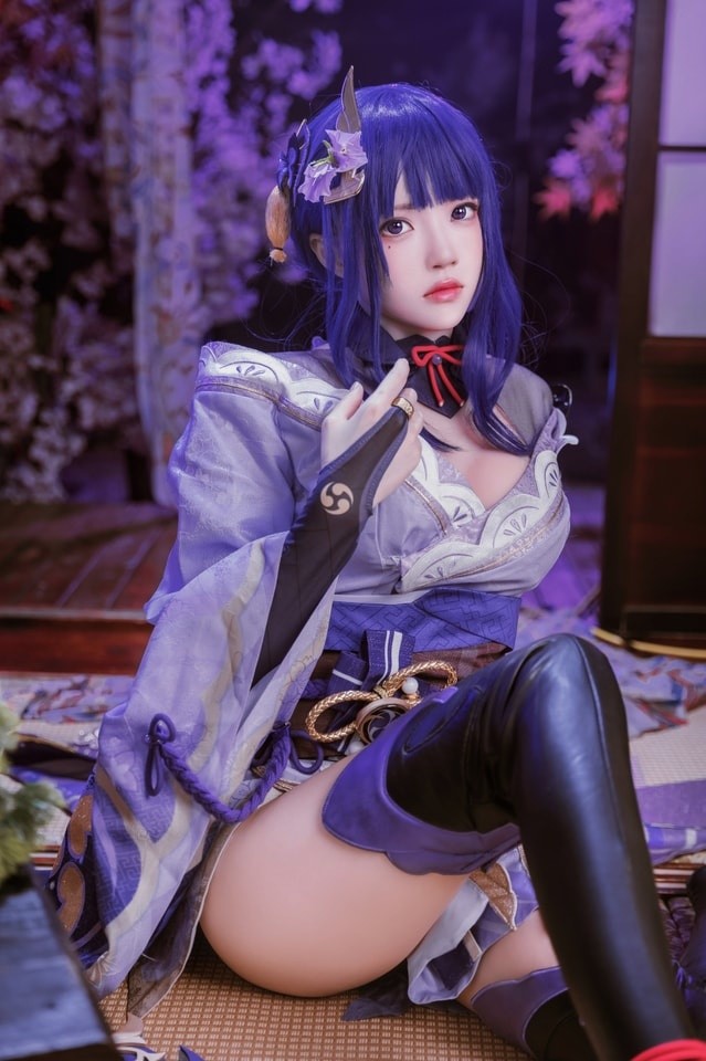 桜桃喵的Cosplay风采：NO.189 雷电将军[28P-218MB]-COS集 – 专注二次元Cosplay写真收集！